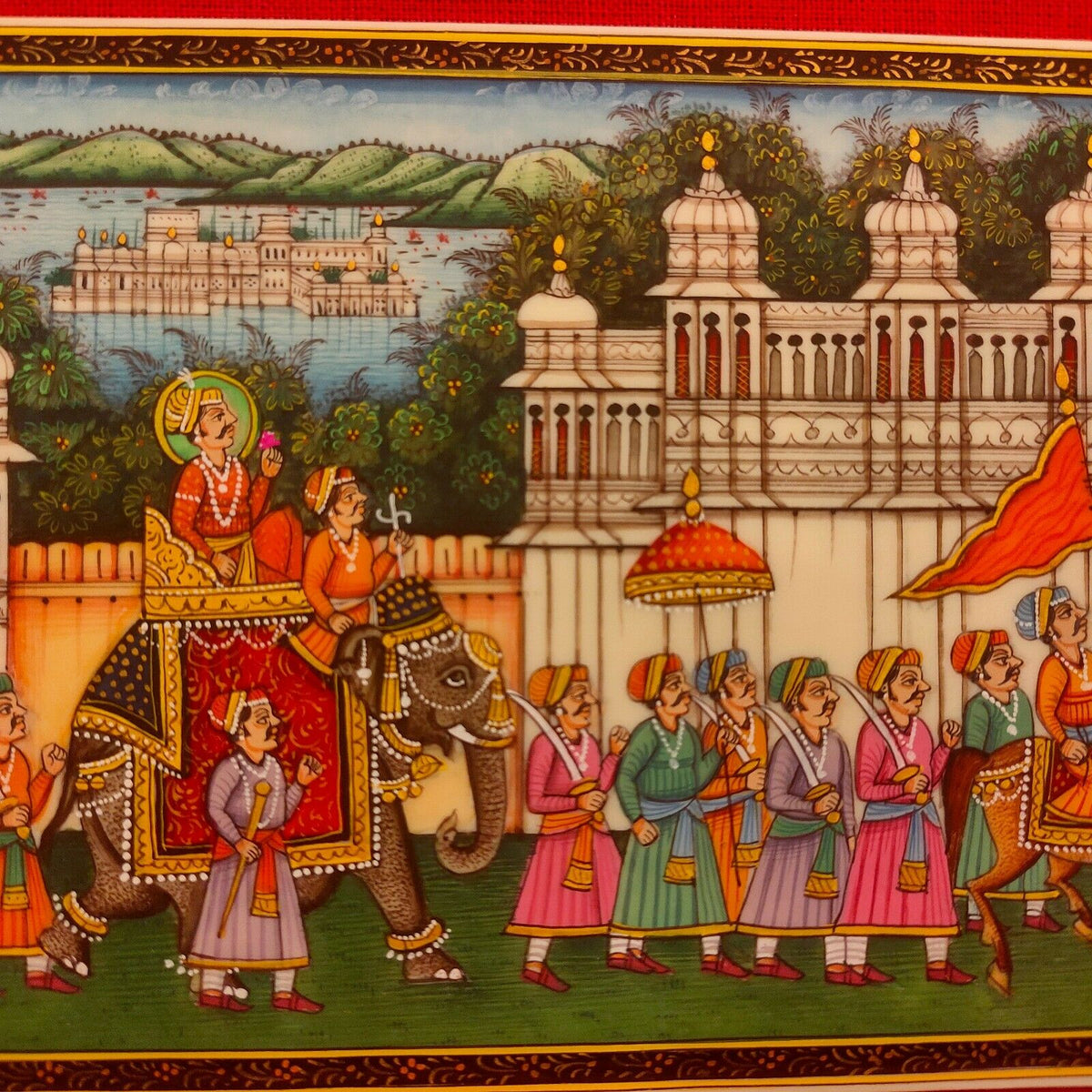 Buy Best Royal Indian Art, Royal Indian Procession Miniature Painting ...